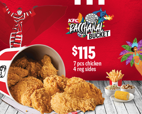 Bacchanal Bucket| Deals |Specials | KFC Menu : KFC Trinidad & Tobago